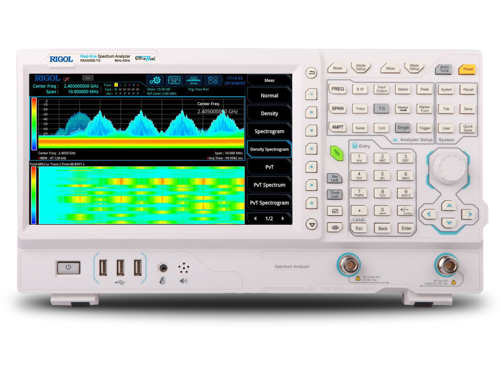 Rigol RSA3030N - 3.0 GHz Real-Time Spectrum Analyzer with Vector ...