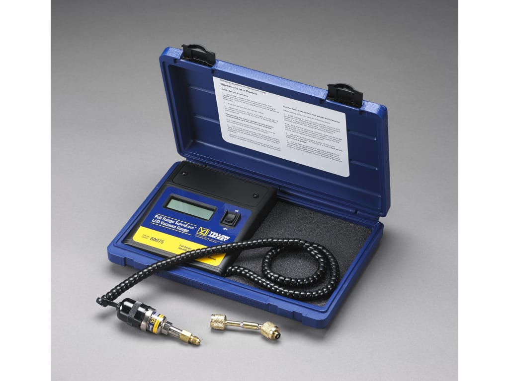 Yellow Jacket 69075 SuperEvac LCD Vacuum Gauge - Epsilon